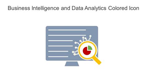 Business Intelligence And Data Analytics Colored Icon In Powerpoint Pptx Png And Editable Eps