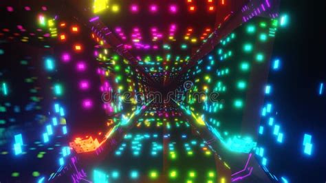 Seamless Endless Looping Animation Of The Rotational Movement Of High Tech Elements Stock Video