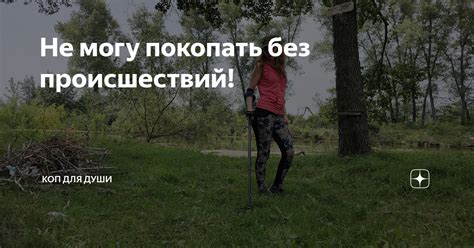 Не могу покопать без происшествий Коп для души Дзен