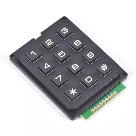 Teclado Matricial 4x3 Arduino Keypad Arduino Pic Avr 10 Unid Mebuscar Brasil