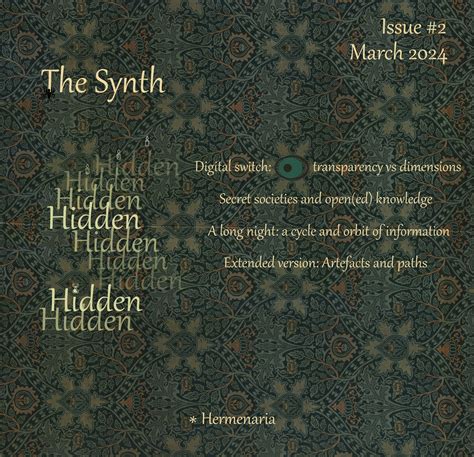 The Synth Issue 2 March 2024 Hermenaria