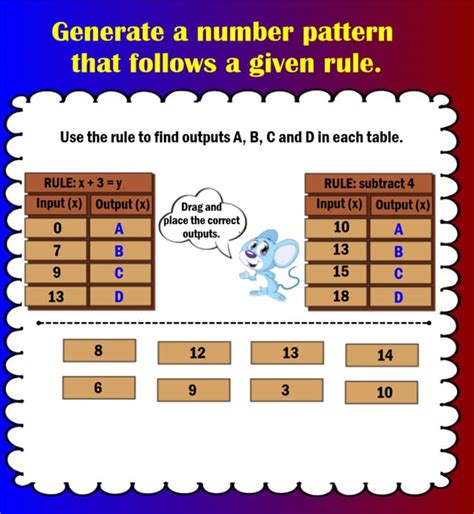 Generate A Number Pattern That Follows A Given Rule By Go Interactive Math