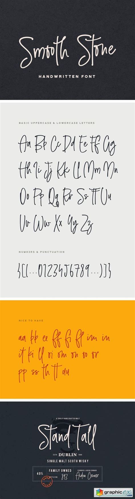 Smooth Stone Script Font Free Download Vector Stock Image Photoshop Icon