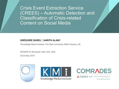 Crisis Event Extraction Service Crees Automatic Detection And Classification Of Crisis