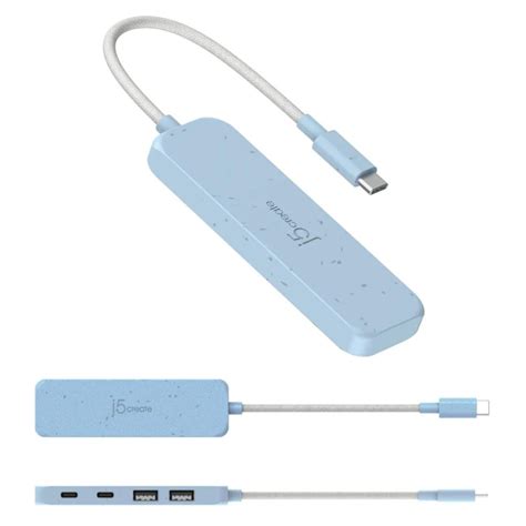 J Create JCH E Eco Friendly USB C To Port Type C Type A Gen Hub Gbps Transfer Rate
