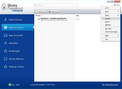 Sticky Password Review Password Vault Application Program