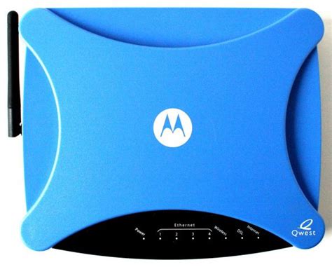 Qwest Motorola 3347 02 100q 4 Port 10 100 Wireless Dsl Modem Router Gz53347 W Adapter Dream