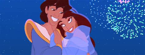 Aladdin And Jasmine Disney Kiss  Wiffle