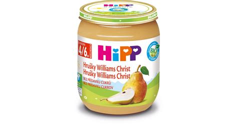 Hipp Bio Hrušky Williams Christ Ovocný Příkrm Notinocz