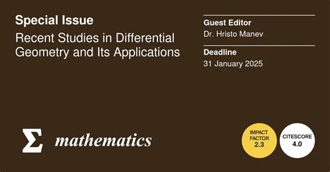 Mathematics Mdpi On Linkedin Differentialgeometry Mdpiopenaccess Comscimathmdpi