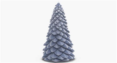 Green Christmas Tree Shaped Candles 3d Model 89 Unknown Max Obj