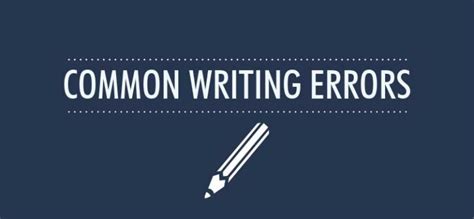 8 Common Writing Errors In Business Writing Infographic