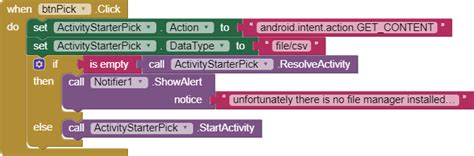 Activity Starter Getcontent Csv File 4 By Tio Mit App Inventor