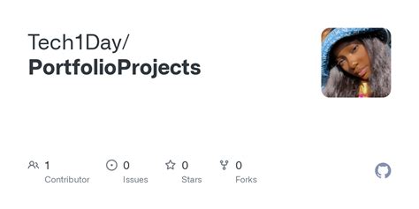 Github Tech1day Portfolioprojects