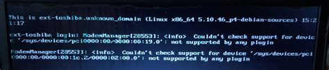 SOLVED My First Funtoo Boot Resulted In A ModemManager Error Message Installation Help