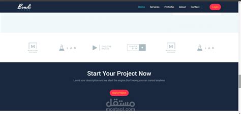 Taste The Creativity Bootstrap Project مستقل