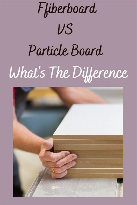 Both Fiberboard And Particle Board Are Manufactured From Wood Fibers
