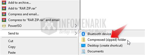 cara membuat file rar dan zip di windows 10 dengan password info menarik