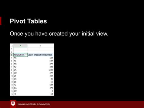 Review Formulas Functions Pivot Tables Tables And Charts Ppt
