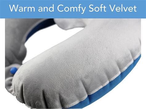Inflatable Airplane Pillow Neck Travel Pillows Compact Portable