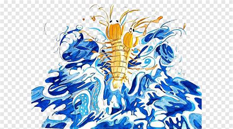 그래픽 디자인 만화 라고스 일러스트 애니메이션 바다 가재 일러스트 레이터 꿀벌 해산물 Png Pngegg