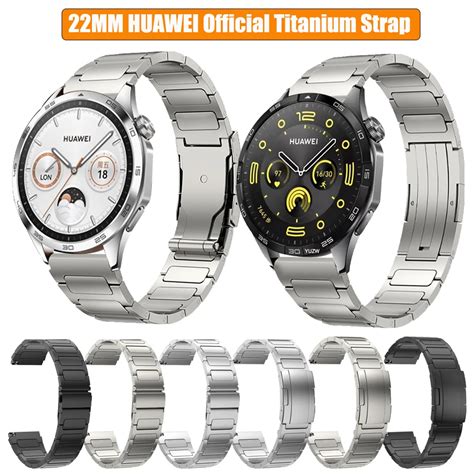 22mm Titanium Metal Strap For Huawei Watch Gt4 46mm Band For Huawei