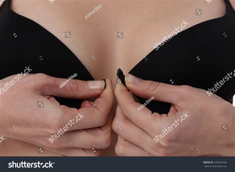 Woman Taking Off Bra Close Wearing 스톡 사진 576294700 Shutterstock