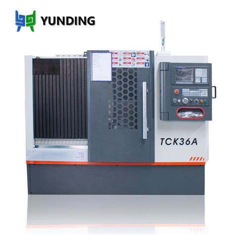 Cnc Turning Center Machine Tools Torno Tck36a Slant Inclined Bed Cnc Lathe Fanuc Slant Bed