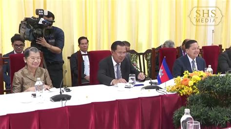 សម្តេចតេជោ ហ៊ុន សែន អញ្ជើញជួបពិភាក្សាការងារ ជាមួយឯកឧត្តម Pham Minh