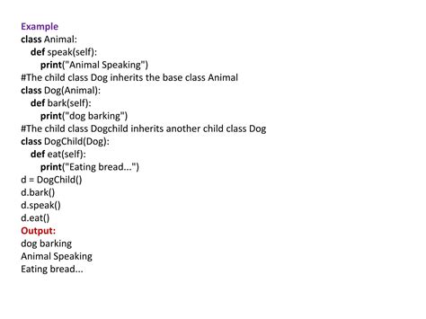 All About Python Inheritancepython Codingdf Ppt All About Python Inheritancepython Codingdf Ppt