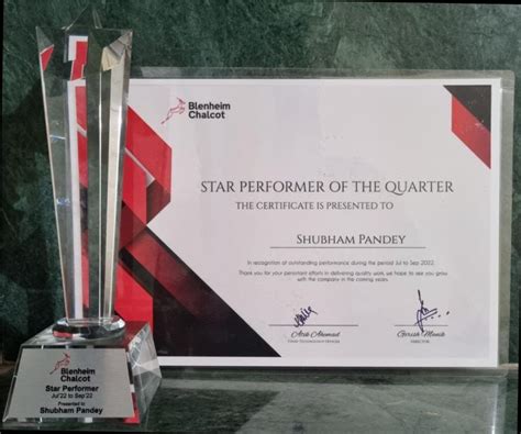 Shubham Pandey On Linkedin Starperformer Award Winner 14 Comments