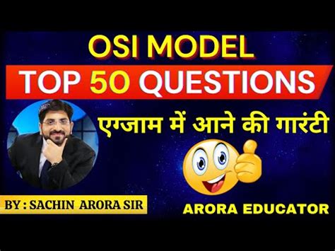 OSI And TCP IP Model Video Lecture Computer Awareness And Proficiency SSC CGL