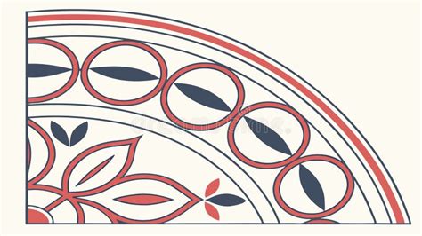 Ornate Geometric Corner In A Tiled Pattern Classic Decorative Element Vector Design Generative