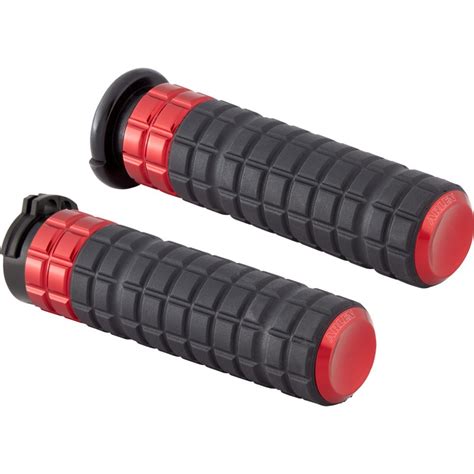 Arlen Ness 500 019 Speedliner Grips Red Anodized For Sale Online
