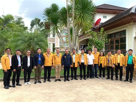 ส ส ณัฏฐ์ชนน ต้อนรับคณะผู้บริหารการยางแห่งประเทศไทย กยท ที่เดินทางร่วมหารือแนวทางช่วยเหลือ