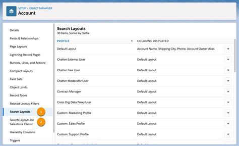 Configure Search Results In Lightning Experience Salesforce
