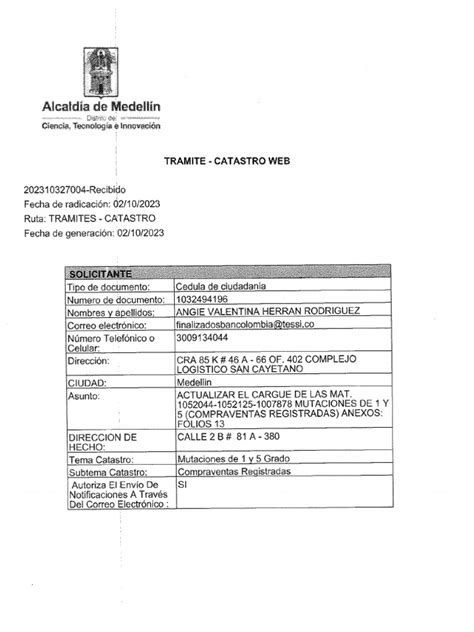 Mutaciones Catastrales Pdf
