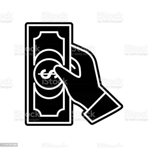 손은 지폐 아이콘을 보유 하 고 있습니다 모바일 개념 및 웹 응용 프로그램 아이콘에 대 한 카지노의 요소입니다 문양 웹사이트