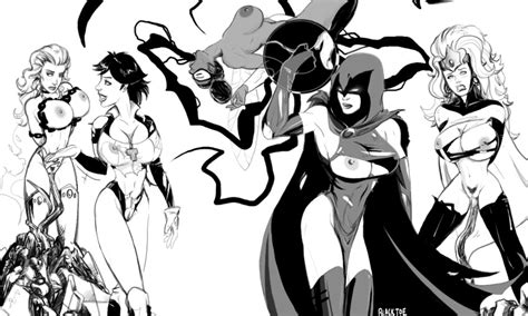 Rule 34 5girls Areolae Atlee Black And White Blackfire Blackfire