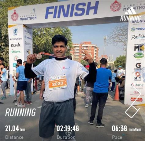 Pradeep Singh Shekhawat On Linkedin Firsthalfmarathon Halfmarathonvictory Resilience