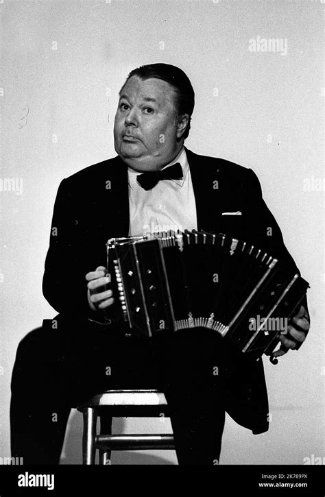 Aníbal Troilo Argentine Bandeononist During A Performance In Buenos Aires Circa 1965 Stock