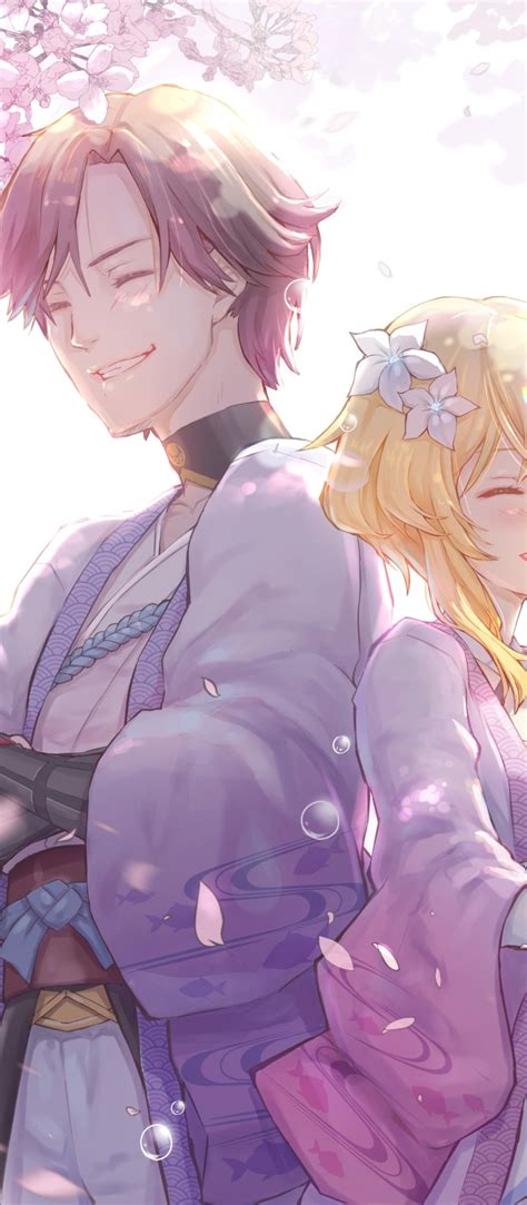 X Resolution Lumine And Teppei Genshin Impact X Resolution Wallpaper Wallpapers Den