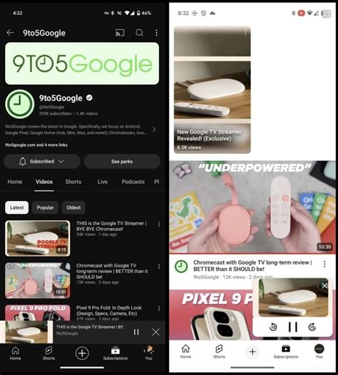 youtube is getting a much better looking mini player on android sammobile