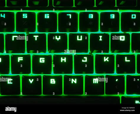 Black Keyboard With Green Led Colorful Keyboard For Gaming Backlit Keyboard With Versatile