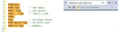 Ssms Tip Regular Expressions In Ssms Tim Mitchell