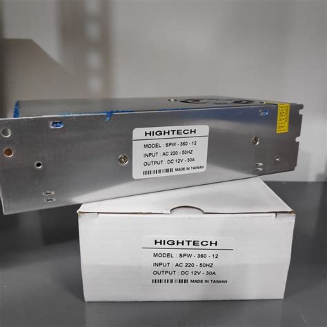 Jual Power Supply Switching 12V 30A Cocok Untuk Cctv Lampu LED Radio DSB Power Suply 30 Amper