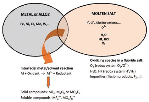 Scheme Of The Metalsalt Interface Reactions Download Scientific Diagram
