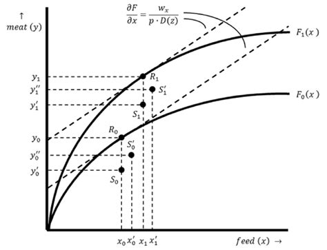 The Production Functions Of A Farm With A Conventional Production