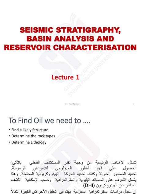 Seismic And Sequence Stratigraphy 1 Taifur Pdf