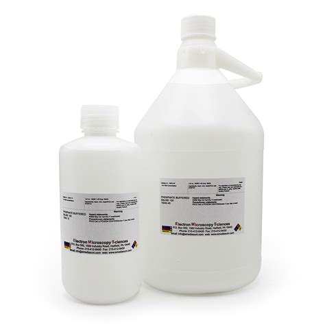 Phosphate Buffered Saline Ph 7 4 1x 2x 10x Pbs Buffer Ems